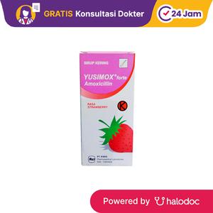 Jual Yusimox Forte Dry Sirup 250 mg/5 ml 60 ml - Antibiotik - Halodoc ...