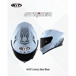 Promo HELM KYT STRIKER REPLICA AF37 (VISOR CLEAR) - SEA BLUE - M Cicil ...