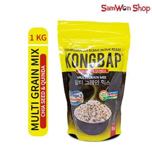 Jual KONGBAP MULTIGRAIN MIX CHIA SEED & QUINDA 1KG - CAMPURAN UNTUK ...