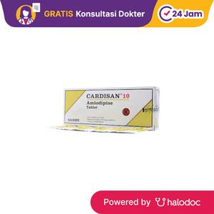 Jual Cardisan 10 mg 10 Tablet - Hipertensi - Halodoc - Kota Surabaya ...