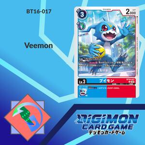 Jual Digimon TCG: Veemon [BT16-017] - Kota Salatiga - Retorikal Trading ...