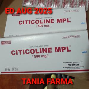 Jual CITICOLINE 500mg Strip Isi 10 tablet Vitamin Otak - Kota Surabaya ...