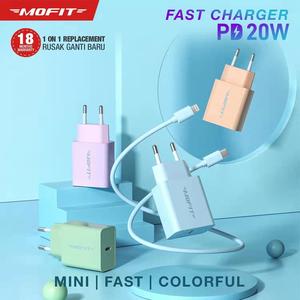 Jual MOFIT MPD Mini PD 20Watt Power Adapter Charge - MPD Mini, Biru ...