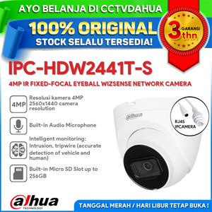 Promo DAHUA IPC-HDW2441T-S 4MP IR AUDIO EYEBALL WIZSENSE IP CAMERA RESMI - 2.8mm - Jakarta Utara ...