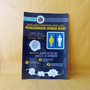 Jual Poster Kesehatan | Poster Keluarga Menggunakan Jamban Sehat ...