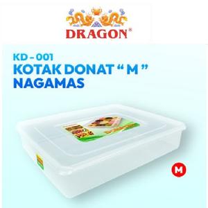 Jual Kotak Donat Box Donat Kotak Donat Plastik Donatku KD-001 Nagamas ...