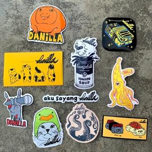 Jual Official Merchandise Danilla "Sticker Pack DANILLA" - Jakarta ...