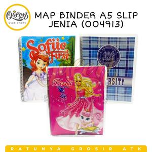 Jual Diskon 1 PCS MAP BINDER A5 SLIP JENIA /MAP BINDER BARBIE / MAP ...