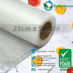 Jual PLASTIK VACUUM ROLL 25 CM X 50 METER / VACUM / VAKUM EMBOSSED ...