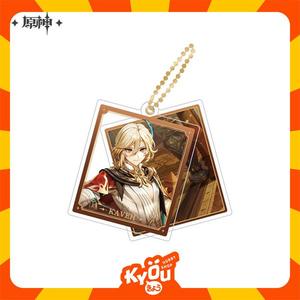 Promo Kaveh Background Theme Acrylic Photo Key Chain 54mm - Genshin ...