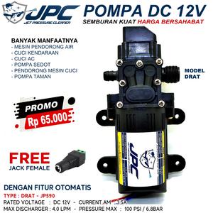 Jual Pompa DC 12V JPC DRAT Alat Cuci Mobil Motor AC Jet Cleaner Pompa ...