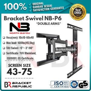 Jual Bracket TV Swivel North Bayou NB P6 40-70 Inch - Kota Yogyakarta ...