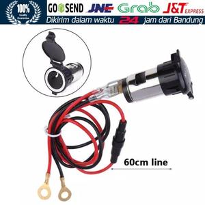 Jual Soket Colokan Listrik 12V Socket Lighter Charger Mobil Motor 12 ...