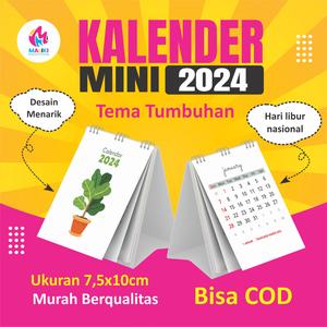 Jual Mini Calendar 2024 Tema Tumbuhan - Kota Denpasar - Fua hashop ...
