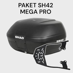 Jual Paket Box Motor Mega Pro + SHAD SH42 Box Touring Bagasi Motor ...
