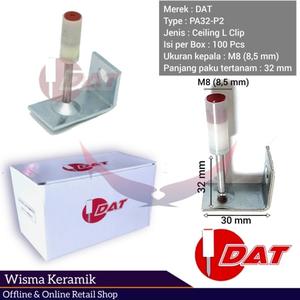 Jual DAT Paku tembak Beton, Paku stamset boset Plafon 8,5 mm ceiling ...