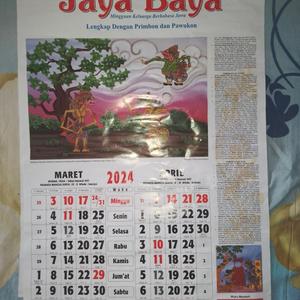 Jual TOP SALE KALENDER PRIMBON JAWA 2024 JAYA BAYA JAYABAYA TERIMAKASIH ...