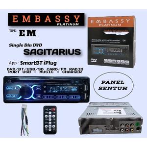 Jual DVD MOBIL EMBASSY EM-266 BLUETOOH MUSIC PLAYER baca kaset lebih ...
