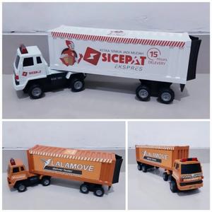 Jual Mainan Truk Kontainer Sicepat Lalamove - Mobil Box Ekspedisi Anak ...