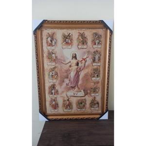 Jual GAMBAR TUHAN YESUS & JALAN SALIB KATOLIK KRISTEN ROHANI FRAME ...