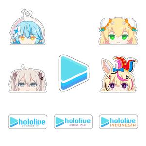 Jual Sticker vinyl anime vtuber HOLOLIVE JAPAN GEN 5 PEEKER SET 100% ...