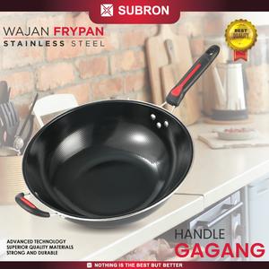 Jual SUBRON Wajan Frypan Penggorengan 32CM 34CM Anti Lengket Lapisan ...
