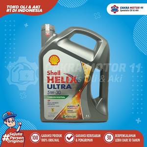 Promo SURABAYA SHELL HELIX ULTRA 5W30 4LT Cicil 0% 3x - Kota Surabaya ...