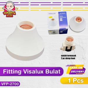 Jual Visalux Fitting Lampu E27 Plafon Model Putar Bulat VFP2700 ...