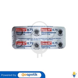 Jual DEXA M 0,75 MG STRIP 10 TABLET - Kota Pekanbaru - Apotek Lestari ...