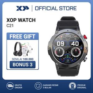 Jual XOP C21 SMARTWATCH BLUETOOTH CALLS SPO2 HEART RATE MONITORING ...