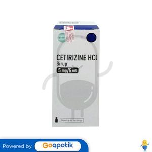 Jual CETIRIZINE HCL PROMED 5 MG/5 ML SYRUP 60 ML - Jakarta Utara ...