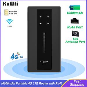 Jual KuWFi 10000mAh 4G LTE Router Wireless Wi-Fi Router CAT4 Outdoor ...