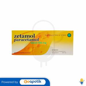 Jual ZETAMOL 500 MG BOX 100 TABLET - Kota Bekasi - Apotek Jihan Farma ...