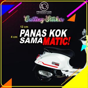 Jual STIKER/ CUTTING STICKER PANAS KOK SAMA MATIC - Kota Bandar Lampung ...