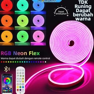 Jual NEON FLEX LAMPU LED SELANG PANJANG 5M KUALITAS SUPER DC 12V FLEXIBLE STRIP TAHAN AIR RGB ...
