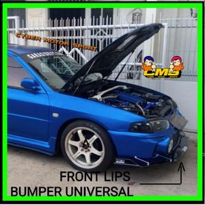 Jual splitter bumper depan universal. bumper mobil add on lips bumper ...