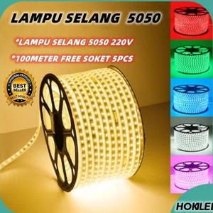Jual LAMPU SELANG LED STRIP 5050 100 METER ( FREE SOKET 5 ) LED DROP CEILING PLAFON OUTDOOR ...