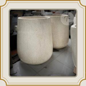 Jual pot taman teraso model palm | vas bunga terrazzo | vas tanaman ...