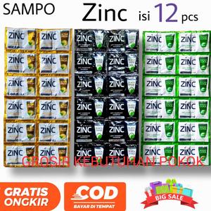 Jual ZINC Shampoo ALL VARIAN isi 12 pcs Sachet Rencengan grosir ...