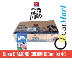 Jual DEPO Susu UHT DIAMOND FULL CREAM 125ml isi 40 - Isi 20 (1/2 dus ...
