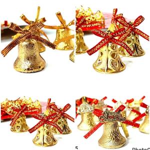 Promo NEW Lonceng Set isi 12 Ornamen Natal Lonceng Emas Merah Merry ...