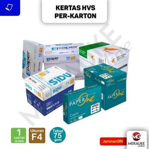 Jual Kertas HVS F4 75 gsm PER-KARTON (1 KARTON isi 5 RIM) - APRIL ...