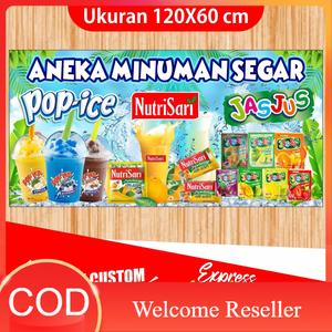 Jual JDM Project - Banner Minuman Segar, Spanduk Minuman Segar ...