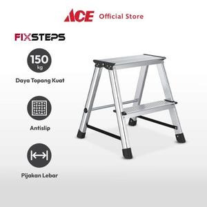 Jual PTR Ace Fixsteps 42 cm Tangga Lipat Aluminium Stool 2 Step ...