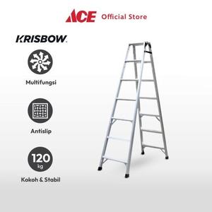 Promo PTR Ace Krisbow Tangga Lipat Aluminium Basic 2 In1 Multifunction ...