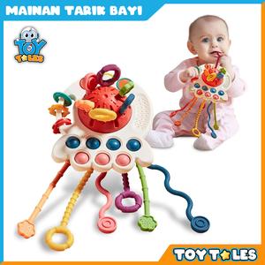 Jual Mainan Edukasi Bayi Pop It Teether Bayi Tarik Panjang Bahan ...