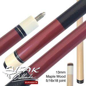 Jual Stik Maple 13mm Maroon - Maple Pool Cues Stick Billiard Bola Besar ...
