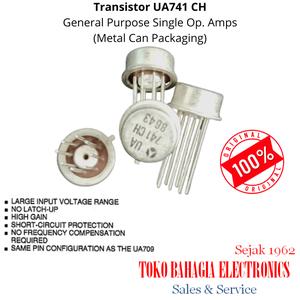 Jual Transistor UA741CH UA741 General Purpose Single Op-Amp Persamaan ...
