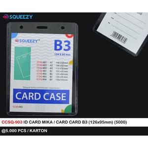 Jual Plastik ID Card B3 SQUEEZY Holder Keras / Name Tag B3 SQUEEZY ...