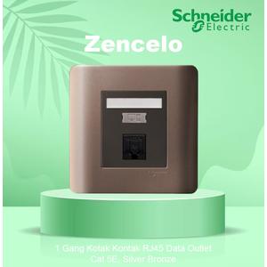 Jual Schneider Electric Wiring ZENcelo 1 Gang Kotak Kontak RJ45 Data ...